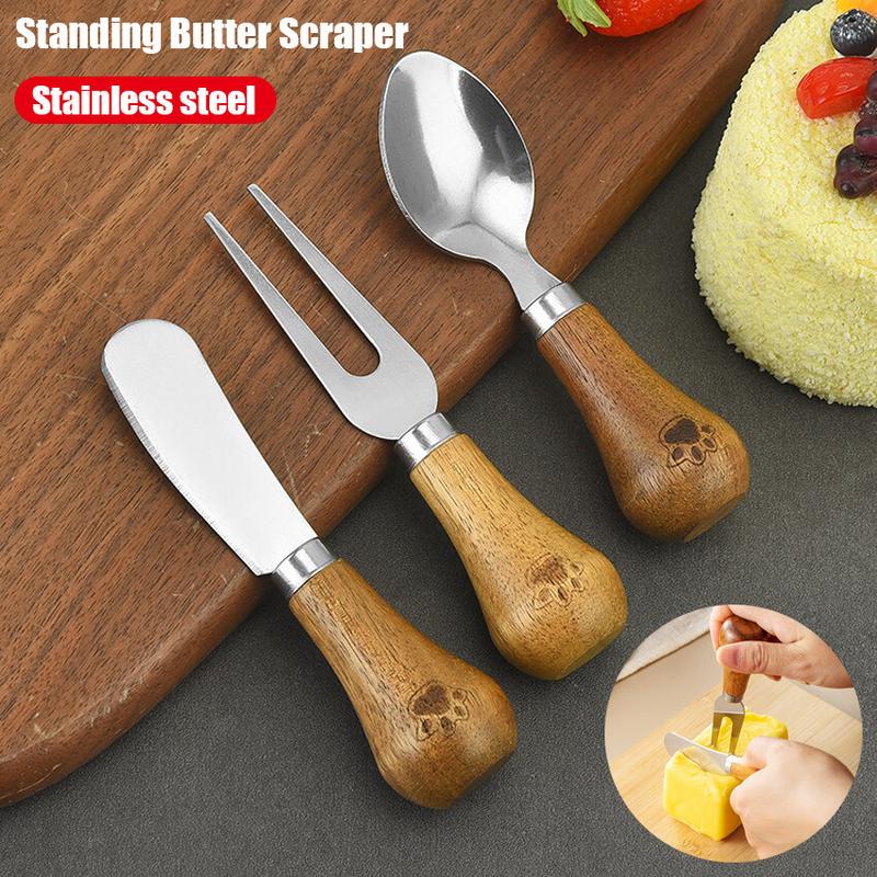 1Pc Cute Standing Butter Scraper, Sturdy Mini Cream Cheese Spreader ...