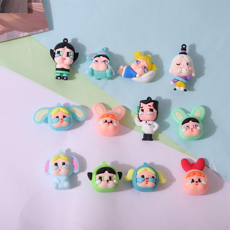 Loket Rantai Kunci Patung Getah Lembut PVC Mini, Reka Bentuk Kreatif ...