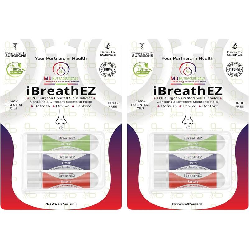 Ibreathez nasal sinus inhaler kit formulated by ent surgeons - TikTok Shop