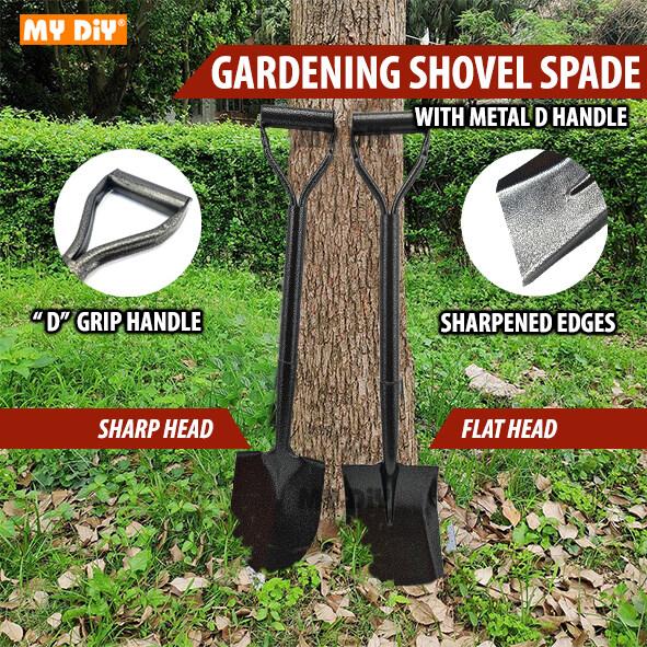Garden Shovel Metal Handle Cangkul Skop Pasir Garden Tools Shovel ...