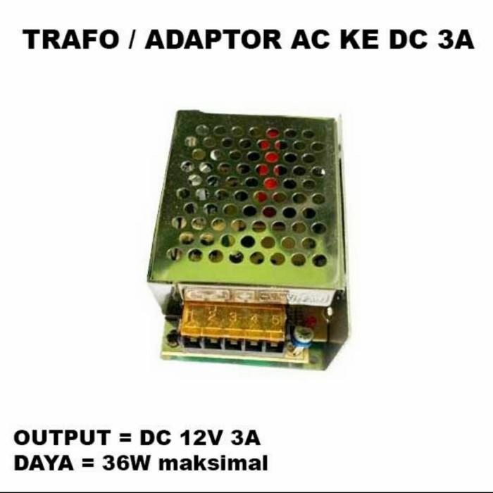 cod power supply adaptor switching trafo LED strip12v 3A - Shop | Tokopedia