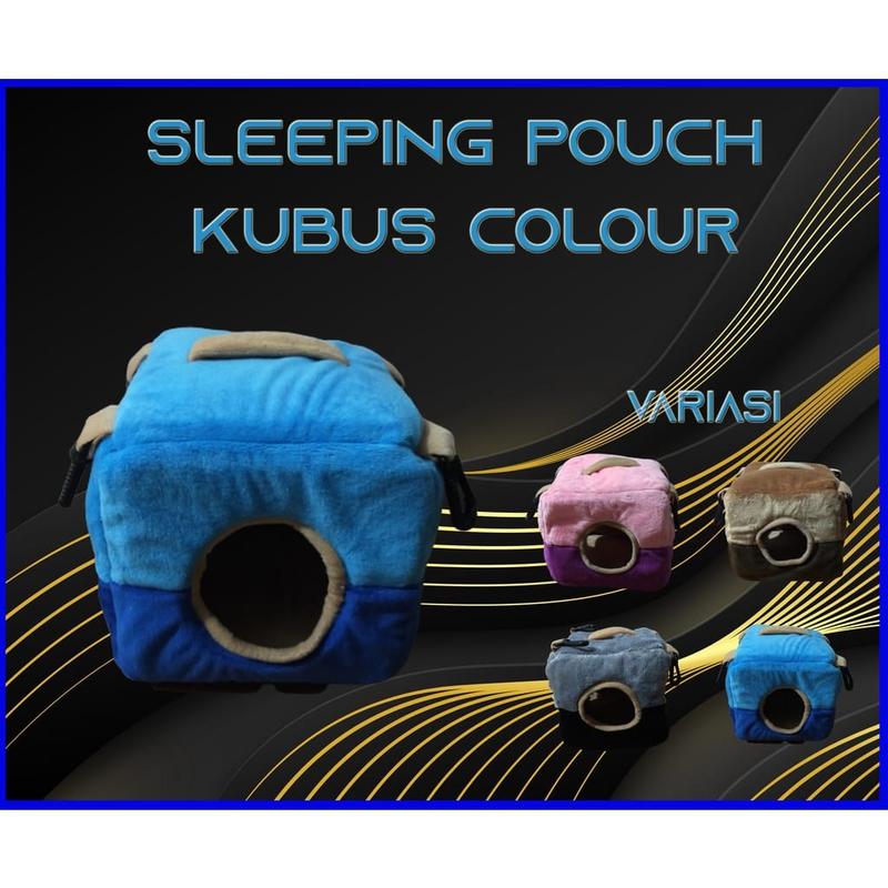 SLEEPING POUCH MODEL KUBUS COLOURFULL HEWAN SUGAR GLIDER, HAMSTER ...