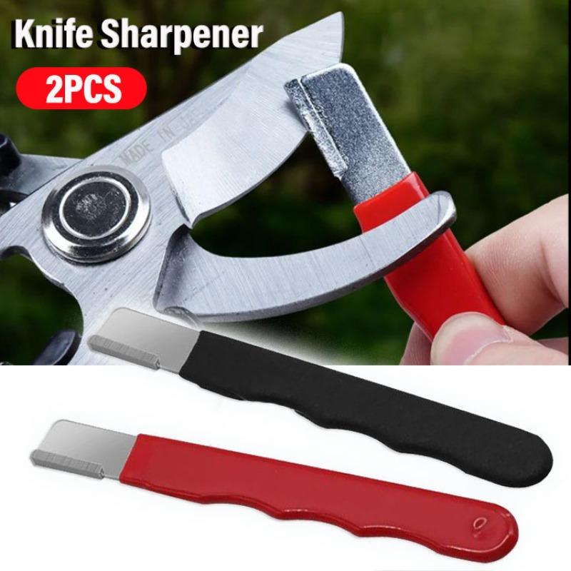 2Pcs Alloy Steel Quick Sharpener Portable Handheld Knife Sharpeners ...