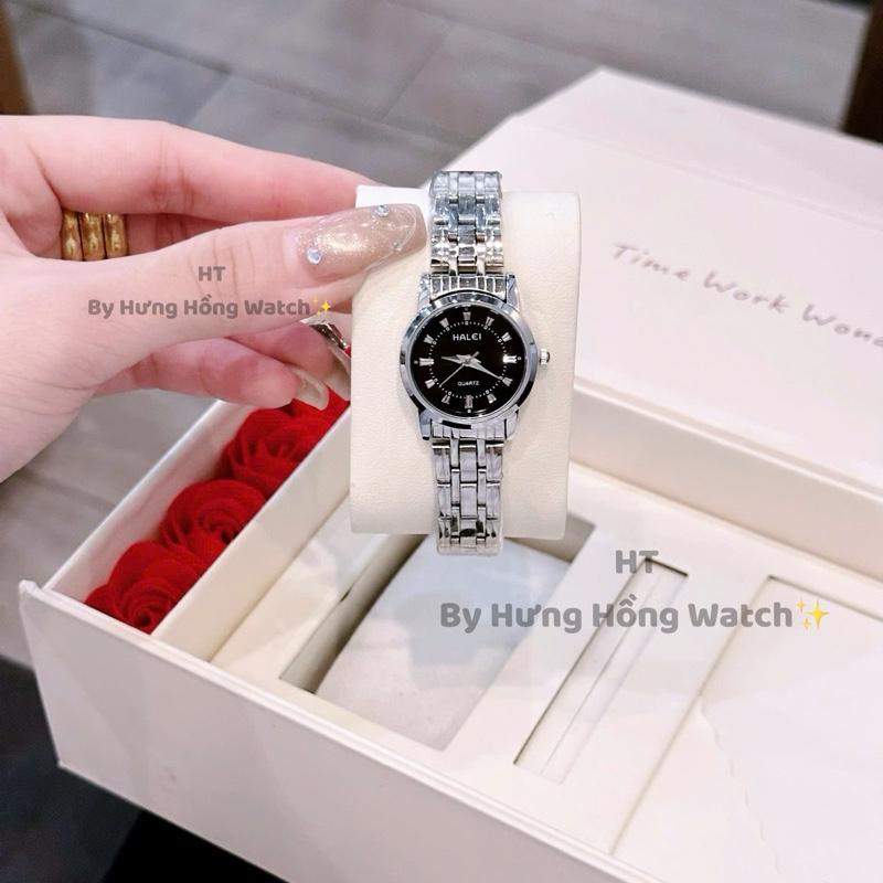 B7075_Đồng Hồ Nữ HA _Dây Thép _Size 30_Khoá Gập Watch Women Đeo ...