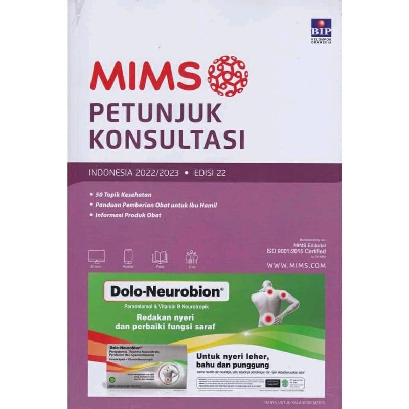 Buku MIMS Petunjuk Konsultasi Edisi 22 Soft Cover - Shop | Tokopedia