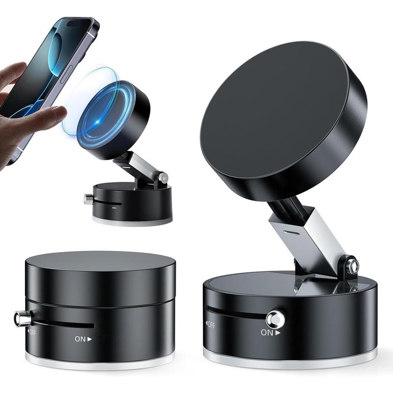 Vacuum Chuck Magnetic Phone Holder, Upgraded Magnetic Chuck Phone ...
