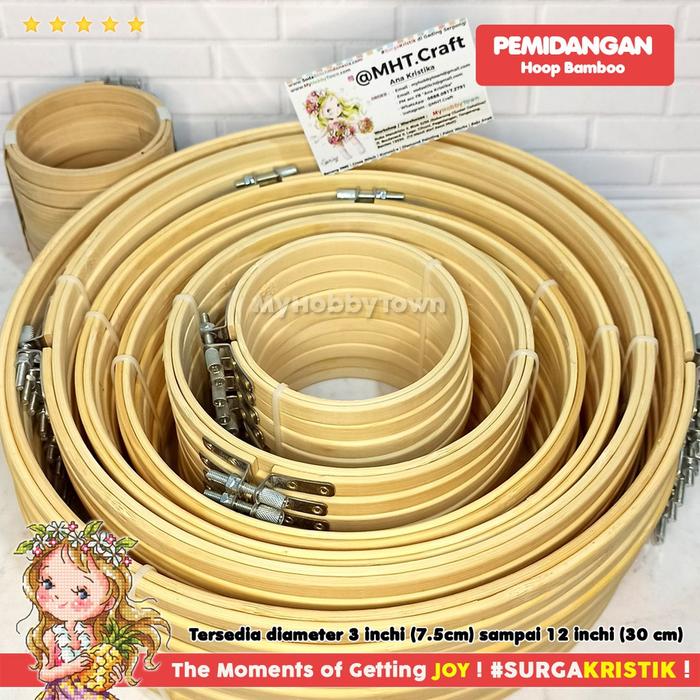 Jual Pemidangan Midangan Pembidang Pembidangan Embroidery Hoop Sulam ...