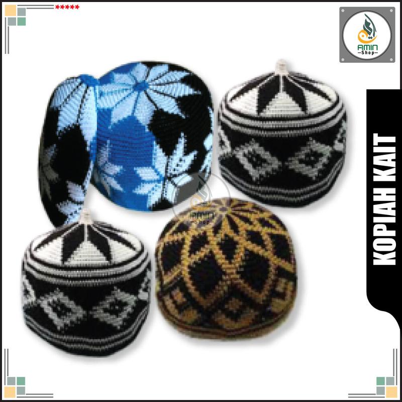 KOPIAH KAIT WARNA WARNA DESIGN Rendom Design FREE Size Hand Made ...