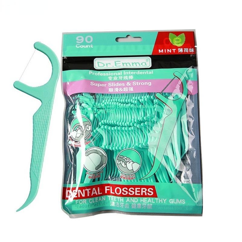 Pick Flosser Pergigian, 90pcs, Tongkat Gigi, Pembersihan Gigi, - TikTok ...