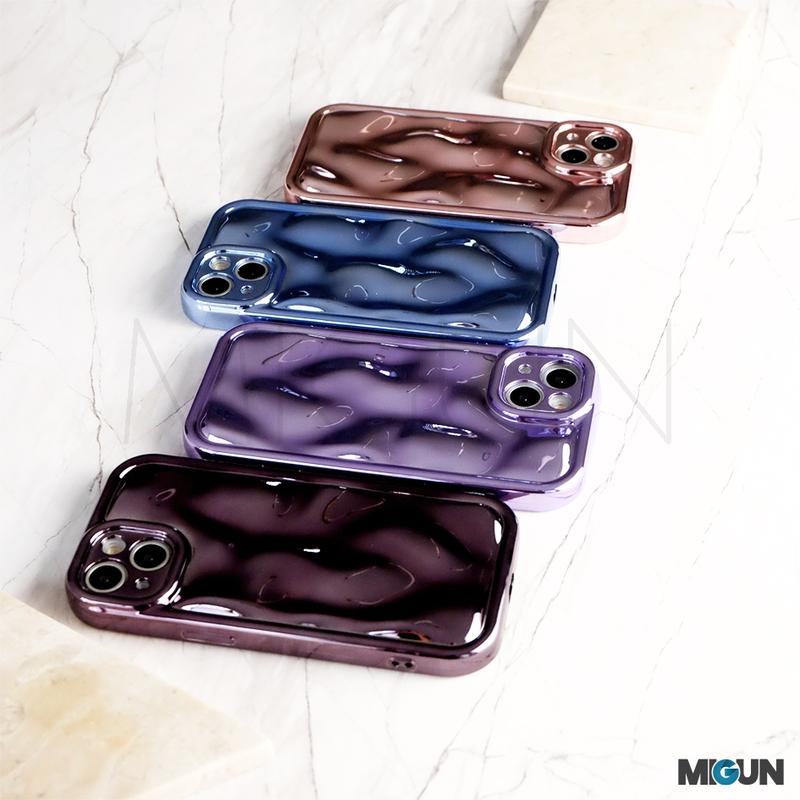 Bumpy Metallic Case Softcase Full Cover Rosegold Blue Black Purple ...