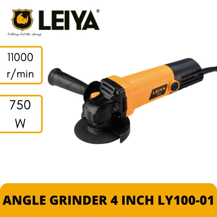 Jual Mesin Gerinda Tangan 4 Inch Angle Grinder 100mm LEIYA 100-01 ...