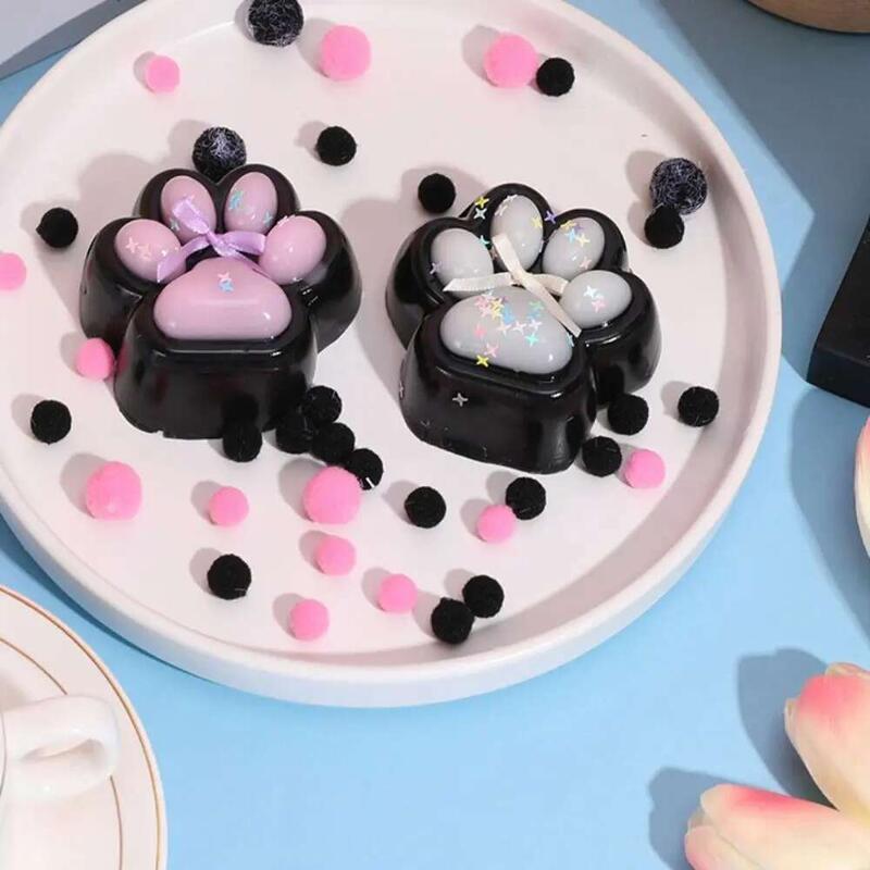 Squeeze Pinching Cat Paw Decompressing Toy Soft Sticky Stres - TikTok ...