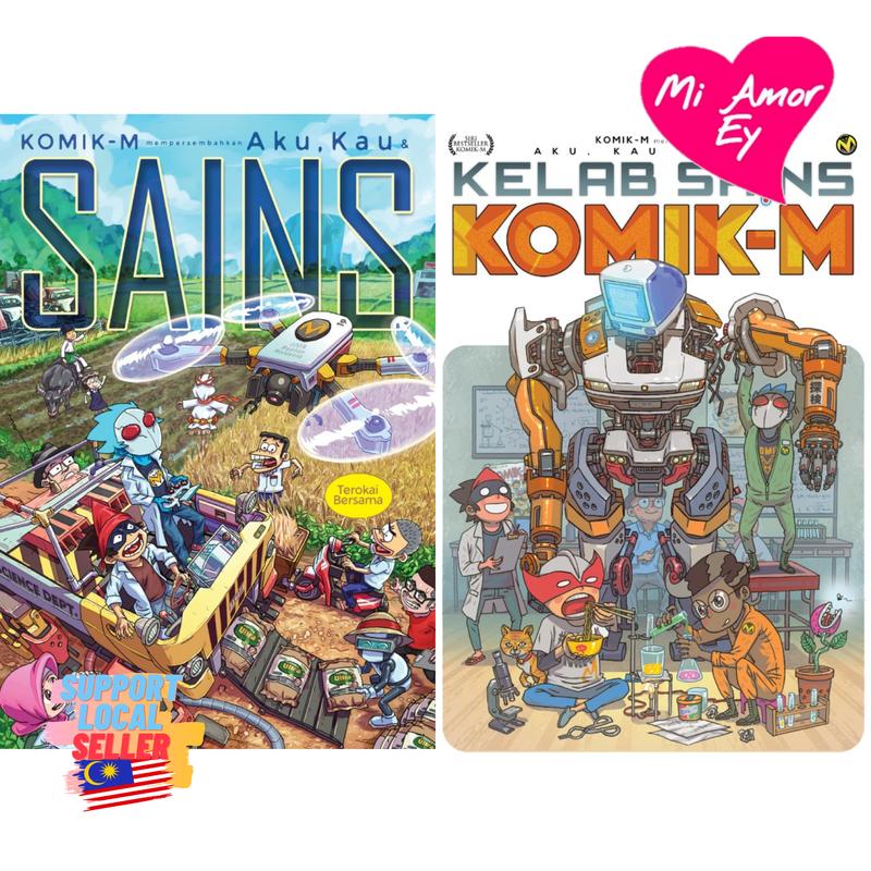 Komik-M AKU, KAU & SAINS #1 & #2 : Kelab Sains Komik-M & Terokai ...