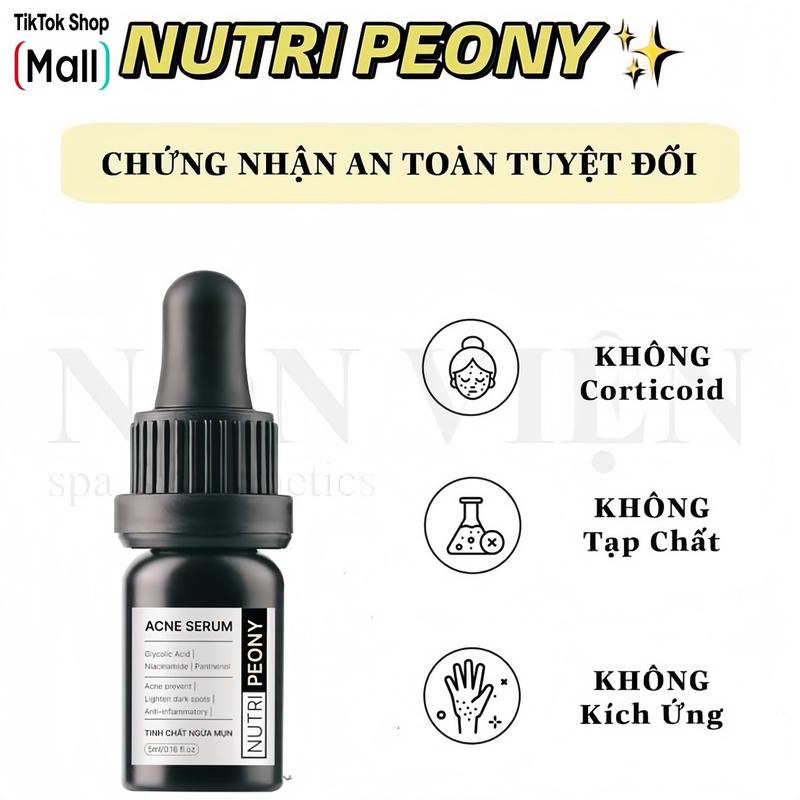 Serum Mụn Nutri Peony [Nutri Peony] 5ml Skincare Nữ Làm Đẹp Da - TikTok ...