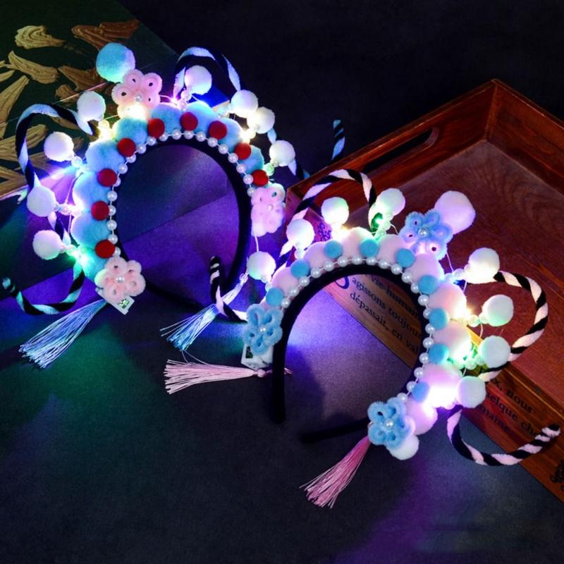Glowing Toys Beijing Opera Twisted Stick Headband Kit Chines - TikTok ...