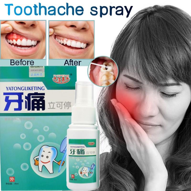 Toothache Spray Tooth Decay Pains Teeth Oral Pain Reliever Sprays ...
