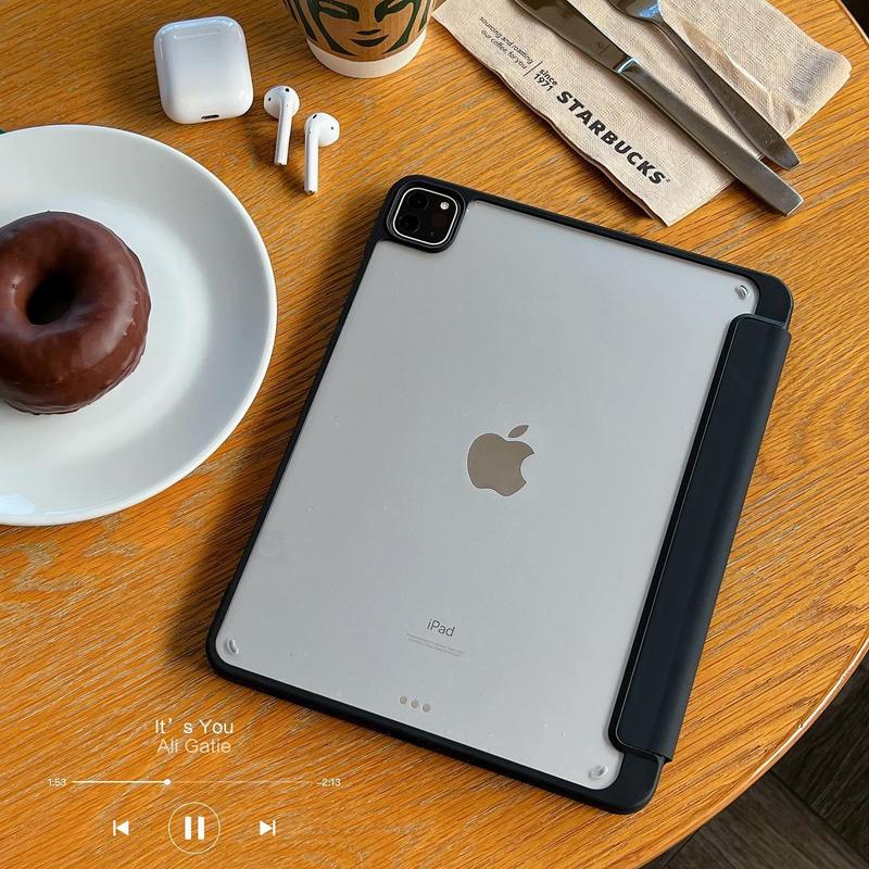 พร้อมส่ง เคสไอแพด Pro 2024 Air6 13 Crystal Acrylic ช่องเก็บปากกาซ้าย ...