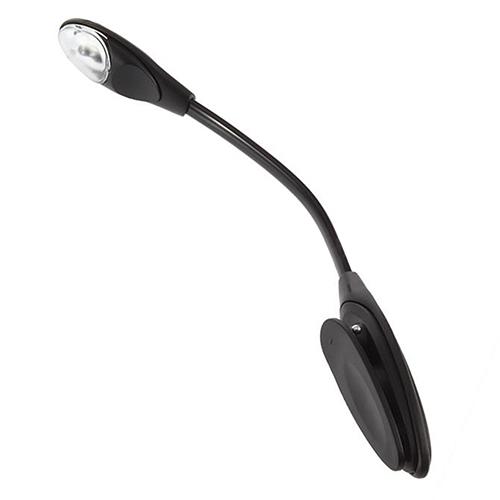 aenikjg- 1 Pc Mini White LED Clip Booklight Portable Travel Book ...
