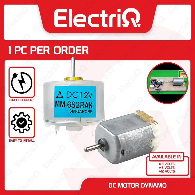 Electriq l DC Dynamo Motor 3V 6V & 12V Dynamo - TikTok Shop Philippines