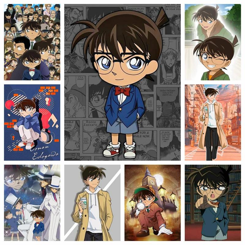 Detective Conan Diamond Painting Japan Anime Full Drill Square - TikTok ...