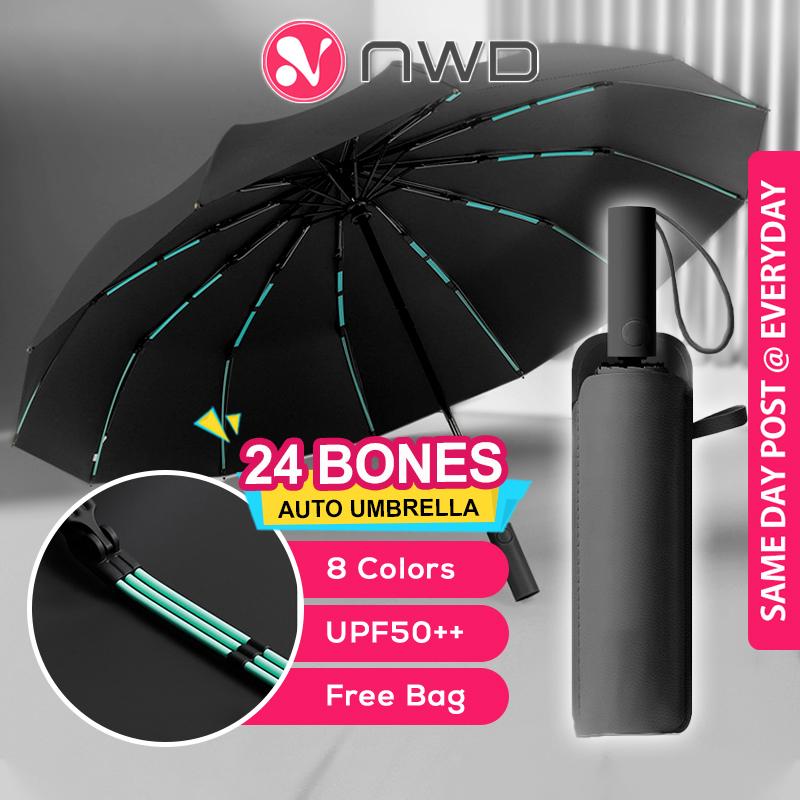 ( STORM SHIELD ) 24 Bone Automatic Foldable Umbrella UV Bloc - TikTok ...