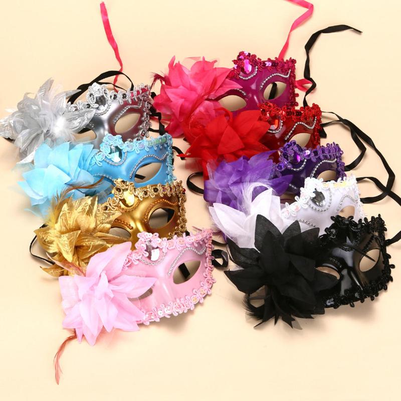 Princess Mask Masquerade Large Lily Mask Prom Princess Sexy Dress ...
