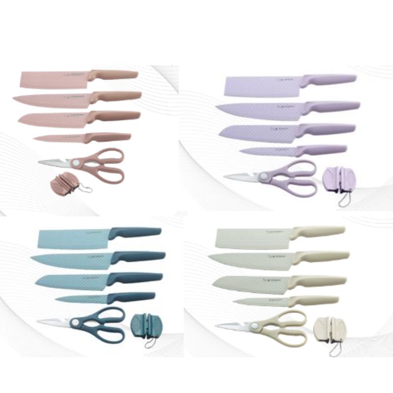 STEIN Cookware Diamond Kitchen Knife Set Pisau 6 in 1 steincookware ...