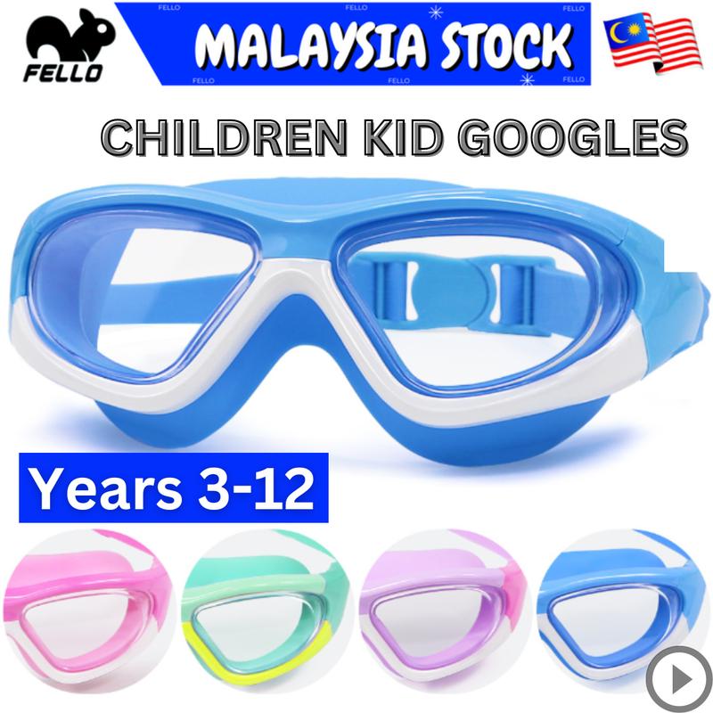 READY STOCK KL (Yr3-12) Kid Swimming Goggle Diving Waterproo - TikTok ...