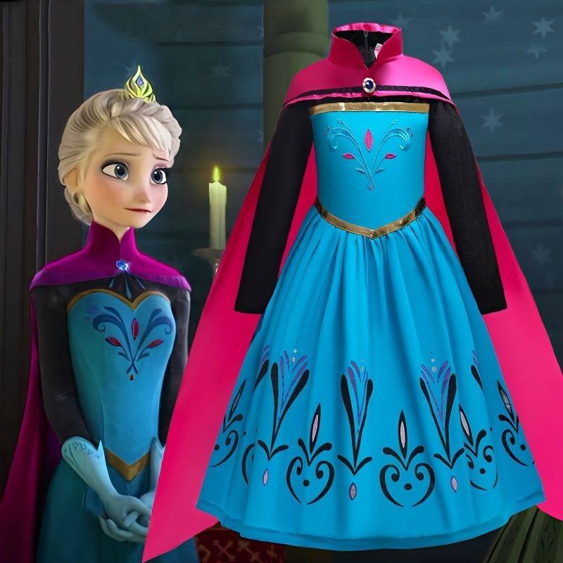 Frozen Anna Elsa cosplay costumes Frozen Anna Princess Dress - TikTok ...