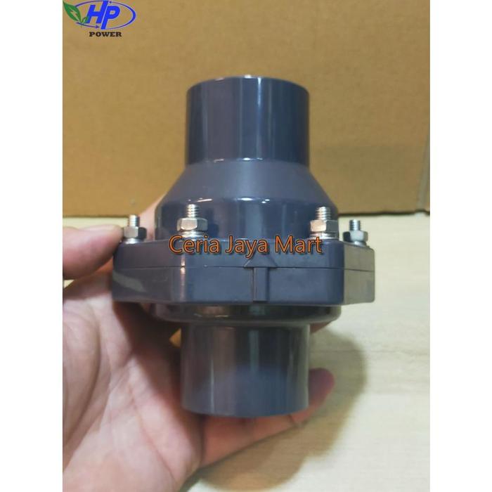 Jual Klep Tabok PVC 1 1/2 Inch Socket / Flap Swing Check Valve PVC DN40 ...