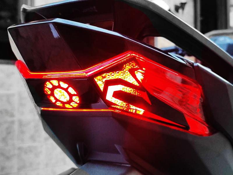 Honda Click 160 Tail Light Sticker Decal Iron Design - TikTok Shop ...