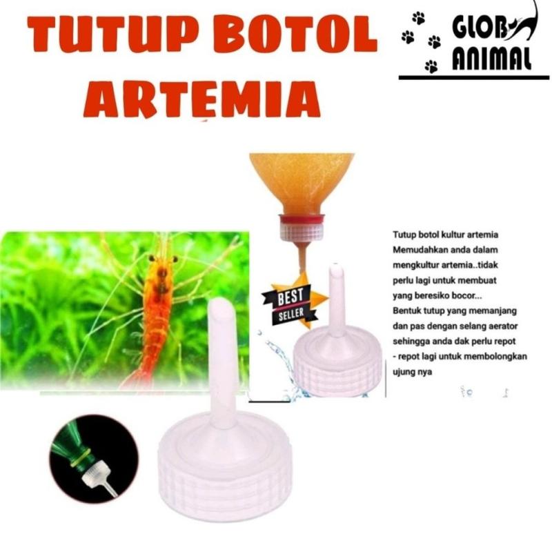 TUTUP BOTOL KULTUR PENETASAN ARTEMIA CORONG CO2 TUTUP BOTOL INKUBATOR ...
