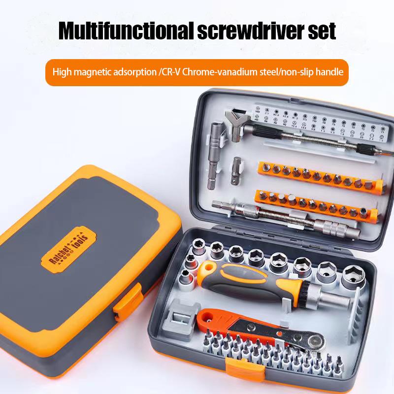 68pcs Precision Ratchet Screwdriver Bit Set M-agnetic Screwdrivers ...