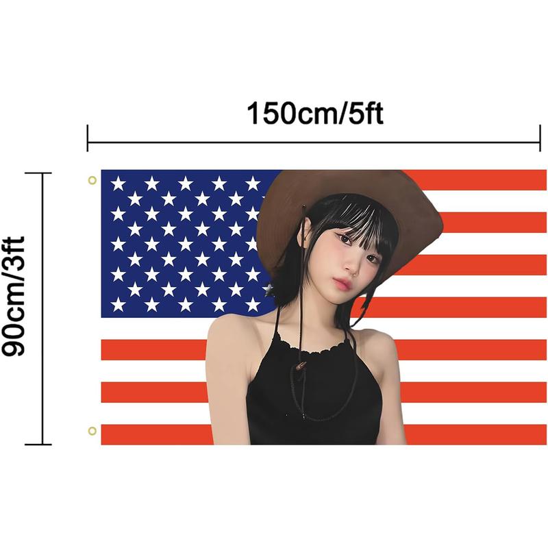 Chaewon American Flag 3x5 Ft,Chae-Won tapestry kpop flag, Fo - TikTok Shop