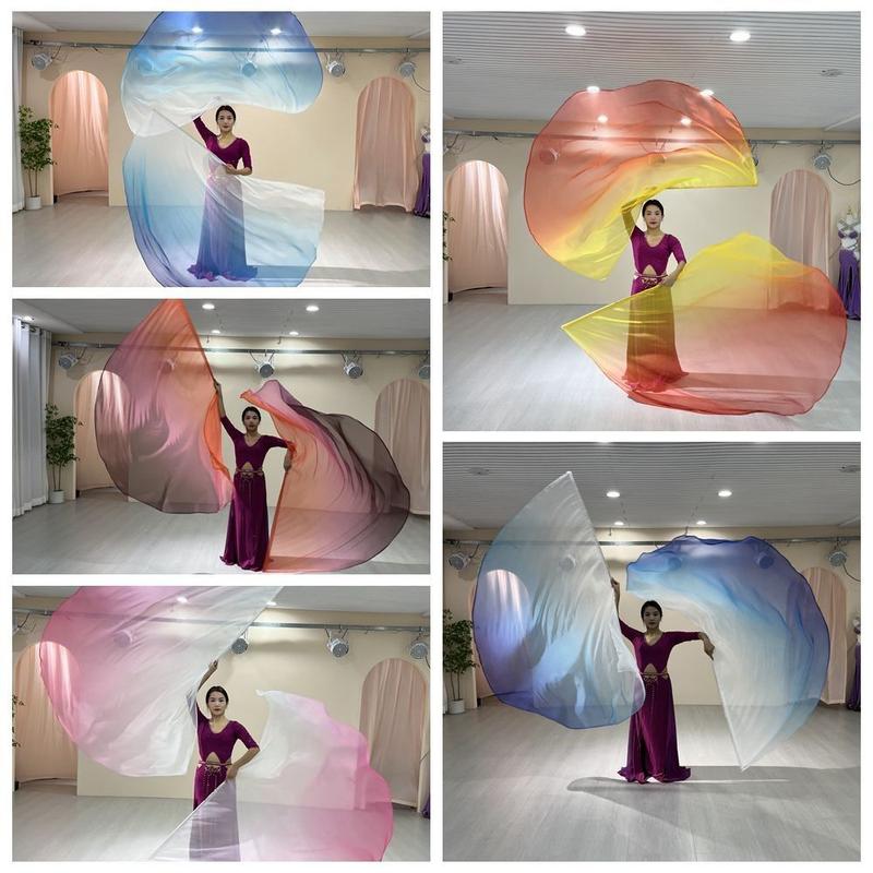New with Telescopic Sticks Belly Dance Accessories Props Multicolor ...
