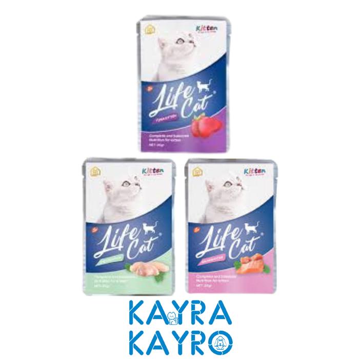 Jual Life Cat for Kitten Cat 85 gr Pouch - Snack/Treat/Camilan/Makanan ...