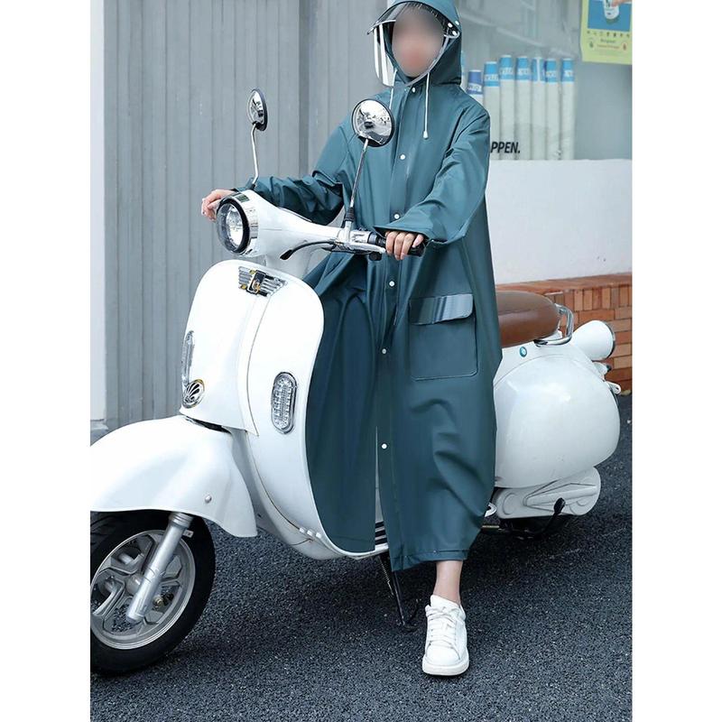 New long body poncho adult rainstorm-proof electric vehicle electric ...