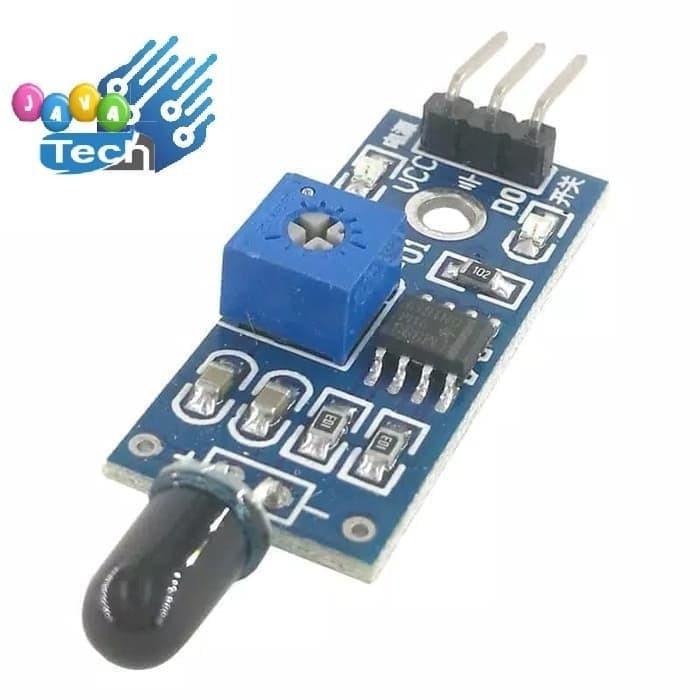 Modul Sensor pendeteksi api sumber kebakaran degan penerima inframerah ...