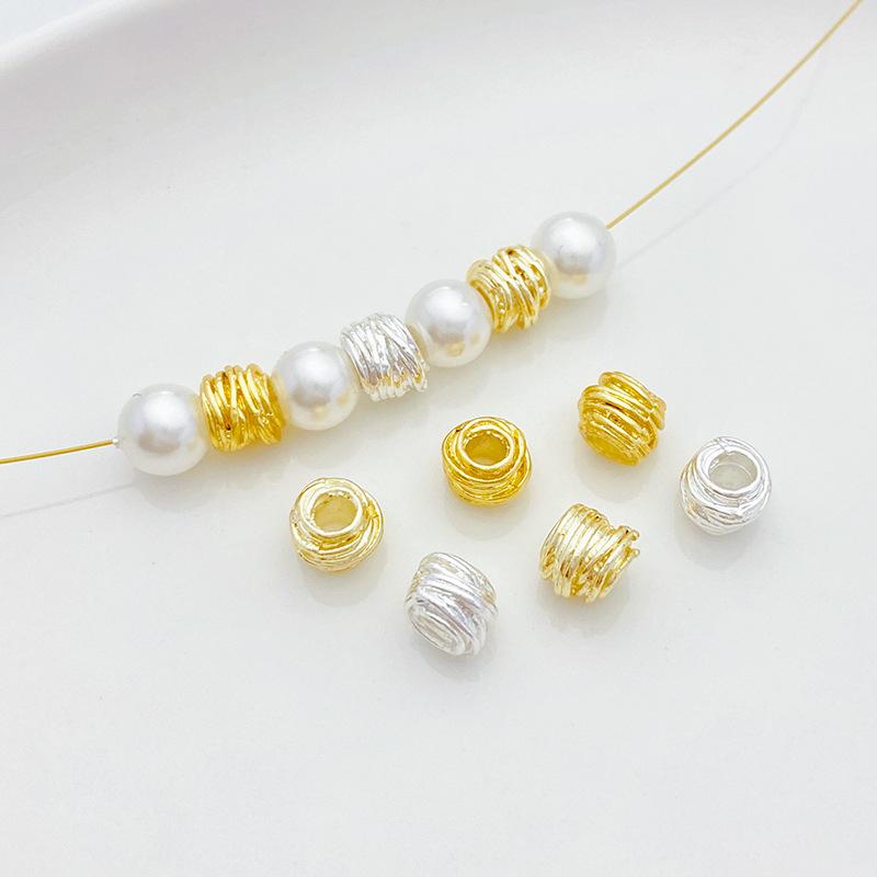 Loose beads, interval beads, bead beads, 14K, gold-plated, 3 - TikTok ...