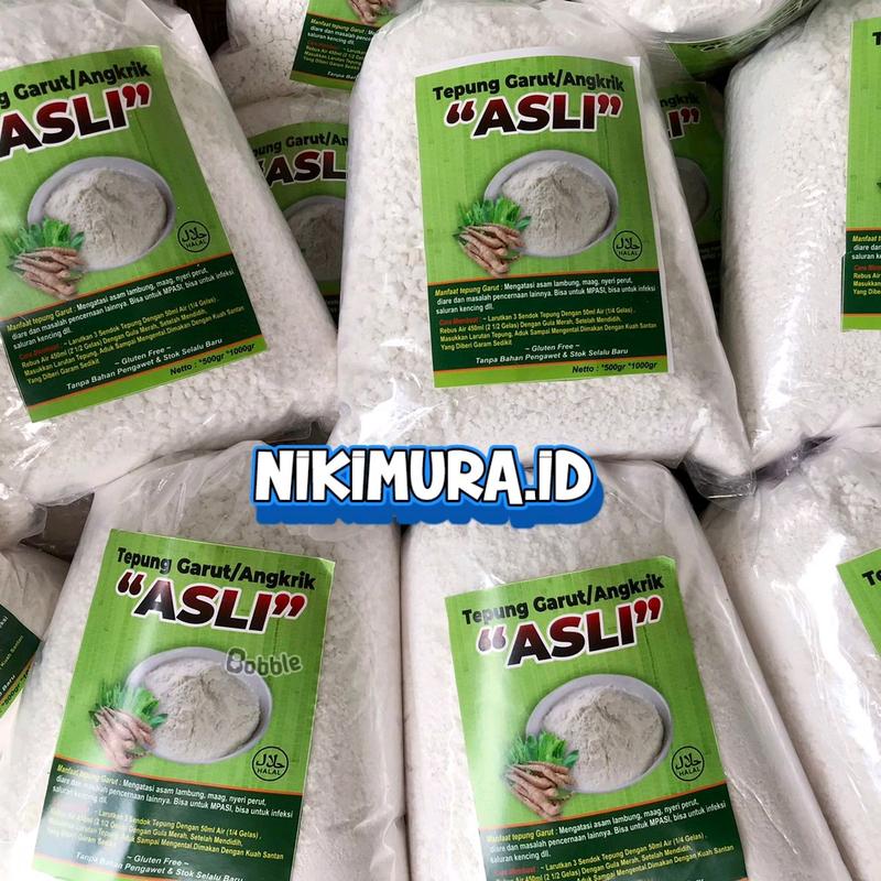 Tepung Pati Garut Asli / Tepung Garut / Angkrik / Awroroot 1KG - Shop ...