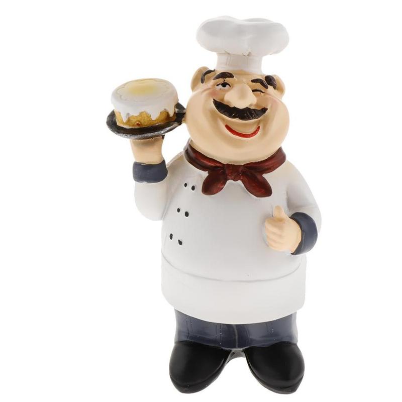 Patung Chef Perancis, Hiasan Restoran, Memegang - TikTok Shop Malaysia