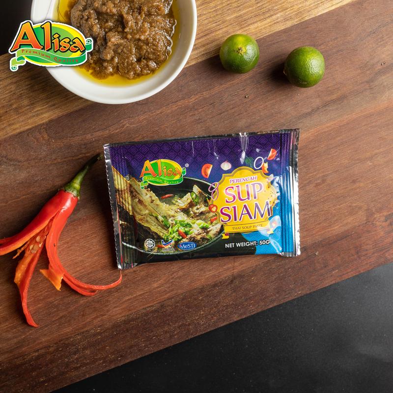 Alisa Perencah Sup Siam Thai Soup Paste (12 Packs) Ready to cook ...