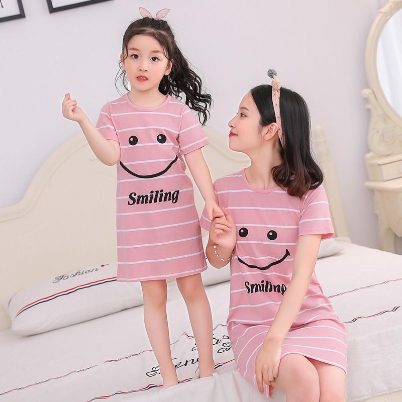 Baju Tidur Lengan Pendek Kanak-kanak, untuk Perempuan, Kapas - TikTok ...