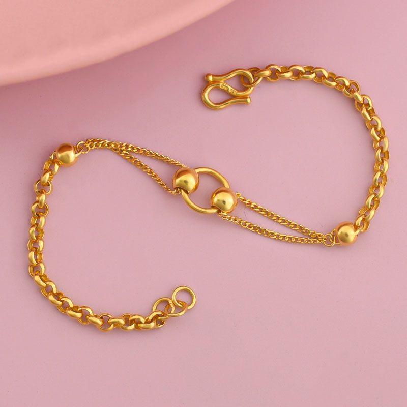 Gelang Rantai Mutiara Geometrik, Manik Bulat Berkilat Pepejal, - TikTok ...