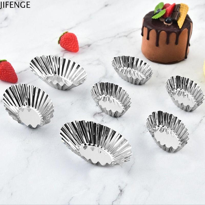 JIFENGE Kitchen Cooking Molds Stainless Steel Egg Tart Molds - TikTok ...