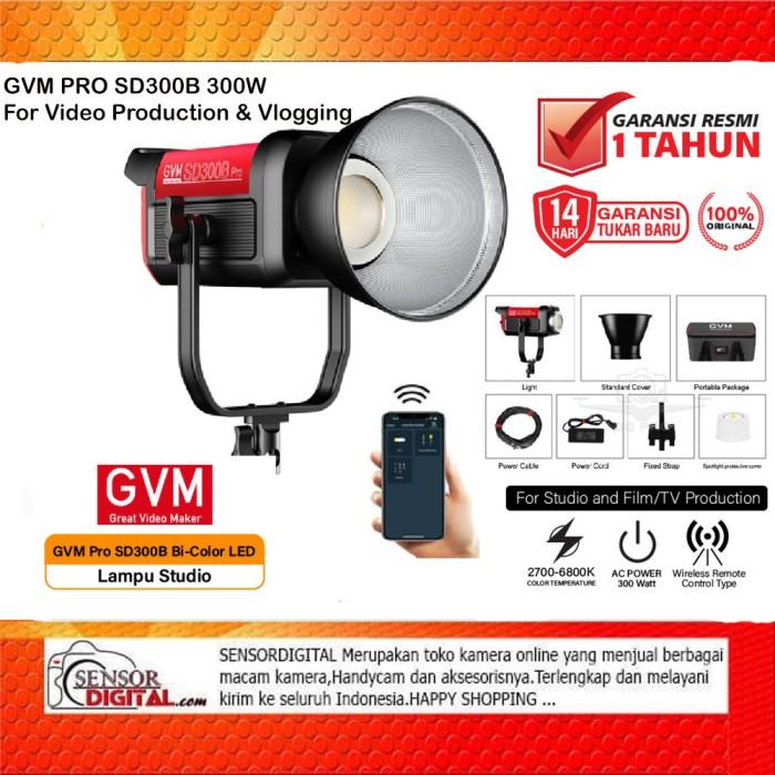 Jual GVM Pro SD300B Bi-Color LED Monolight SD 300B 300W Lampu Studio ...