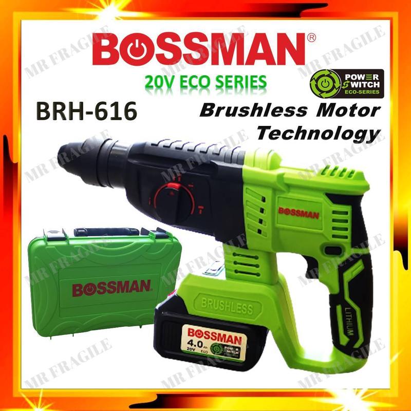 BOSSMAN 20V Eco Series BRH 616 3 Mode Cordless Brushless Motor - TikTok ...