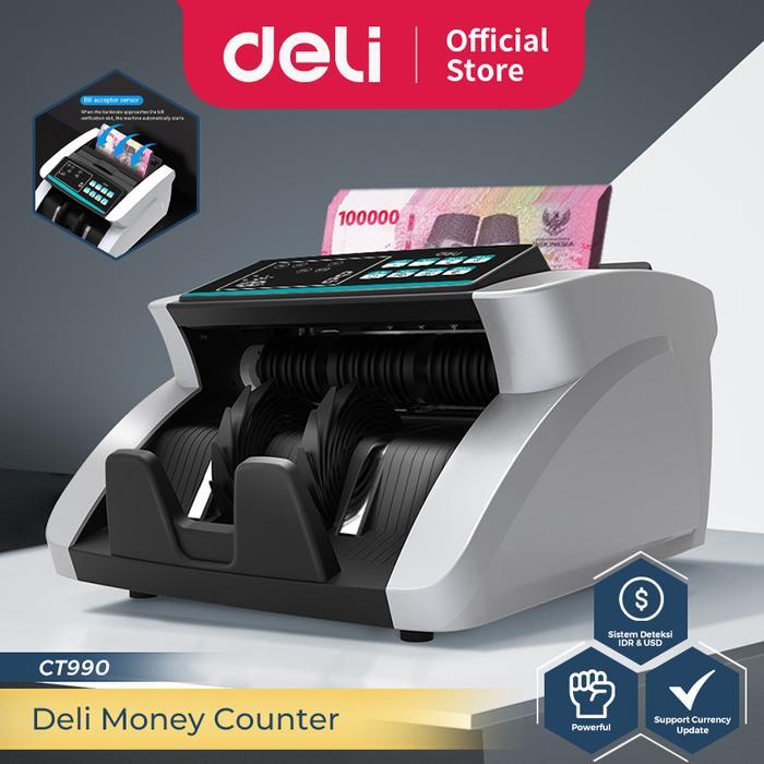 Deli Mesin Penghitung Uang / Money Counter 130 notes CT990 - Shop ...