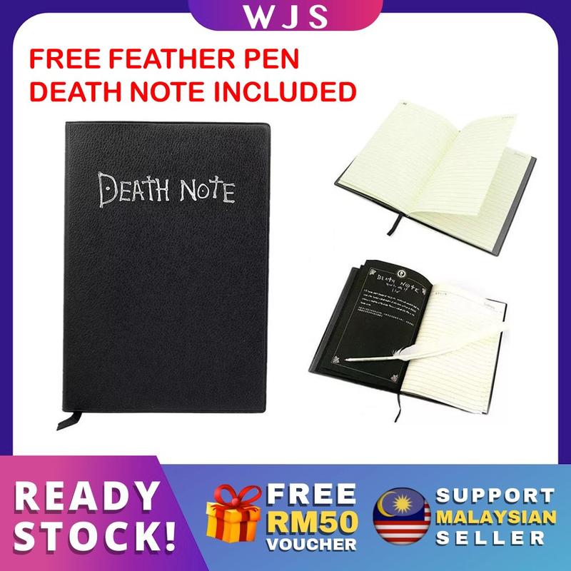 (PEN BULU & PENANDA BUKU) WJS Buku Nota Kosplay Death Journa - TikTok ...