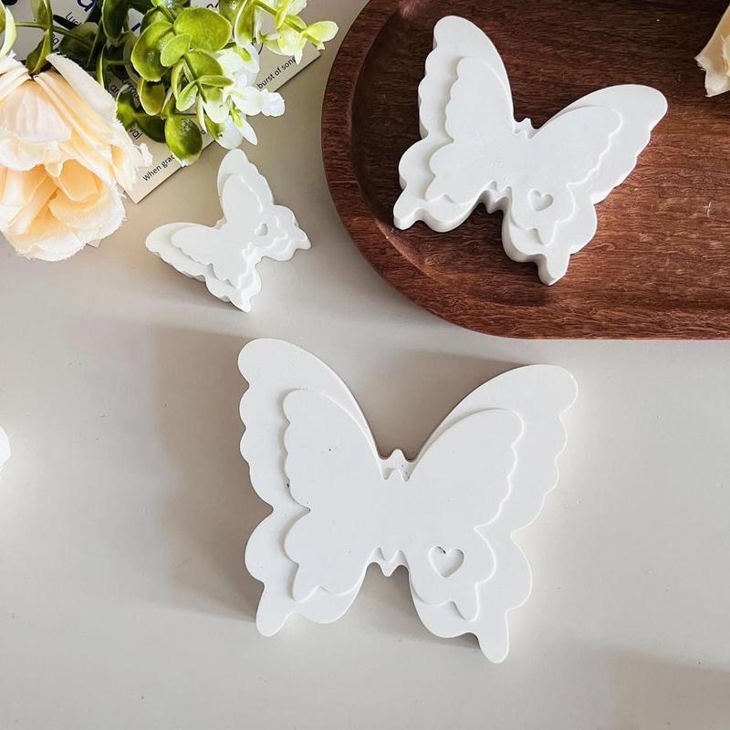 Acuan Silikon Rama-rama 3D, Lilin Aromaterapi, Boleh Digunakan - TikTok ...